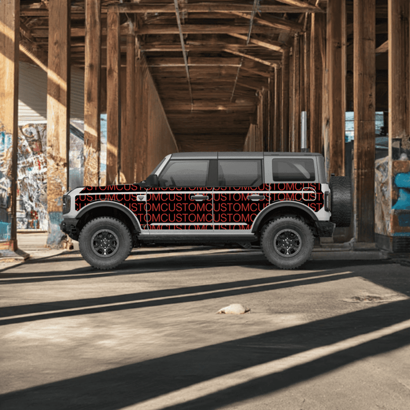 MEK Removable Trail Armor: Custom Bronco 4D Armor. – MEK Magnet